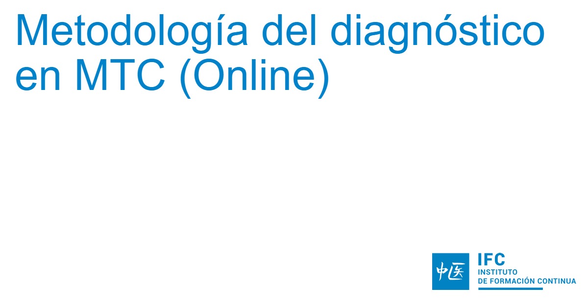 Metodología del diagnóstico en MTC (Online)